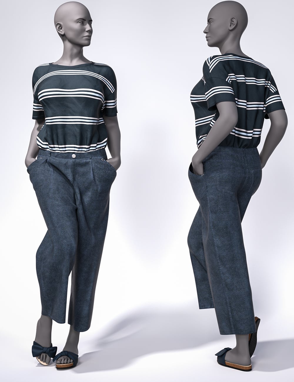 dforce Spring Outfit Texture Add-On | Daz 3D