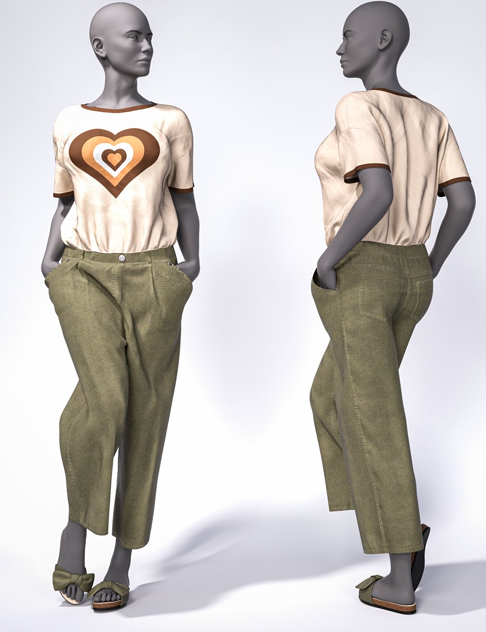 dforce Spring Outfit Texture Add-On | Daz 3D