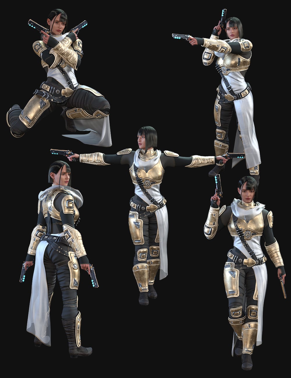 Brenn Sci Fi Bundle for Genesis 9 and 8.1 Females | Daz 3D