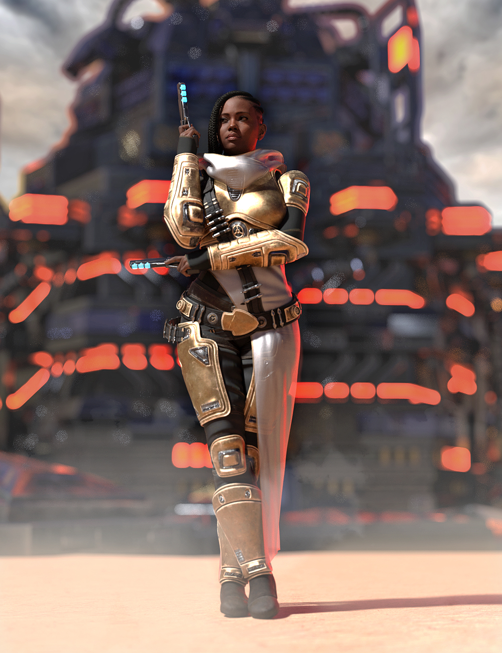 Brenn Sci Fi Bundle for Genesis 9 and 8.1 Females | Daz 3D