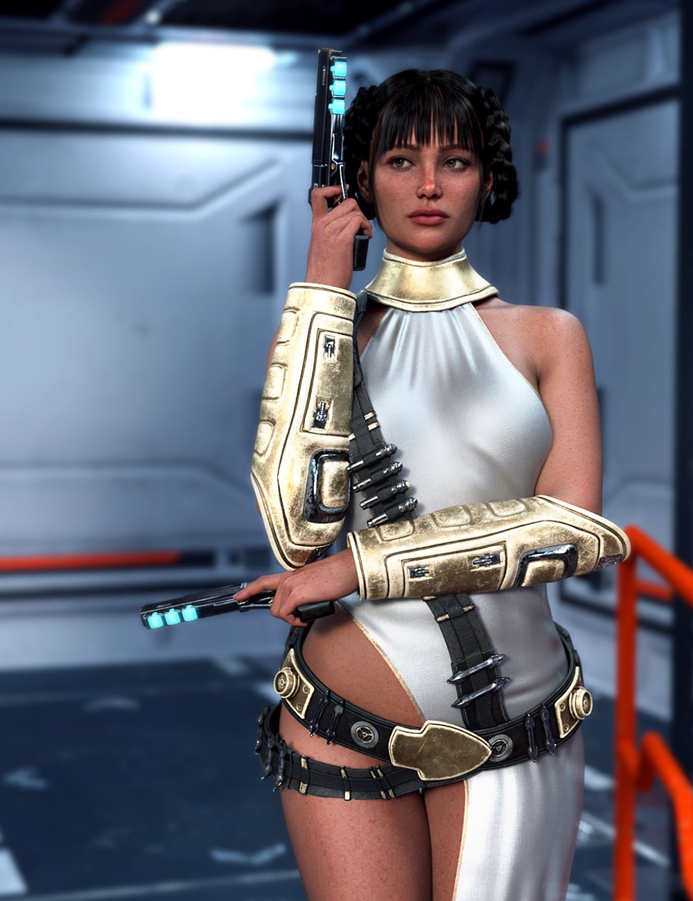 Brenn Sci Fi Bundle for Genesis 9 and 8.1 Females | Daz 3D