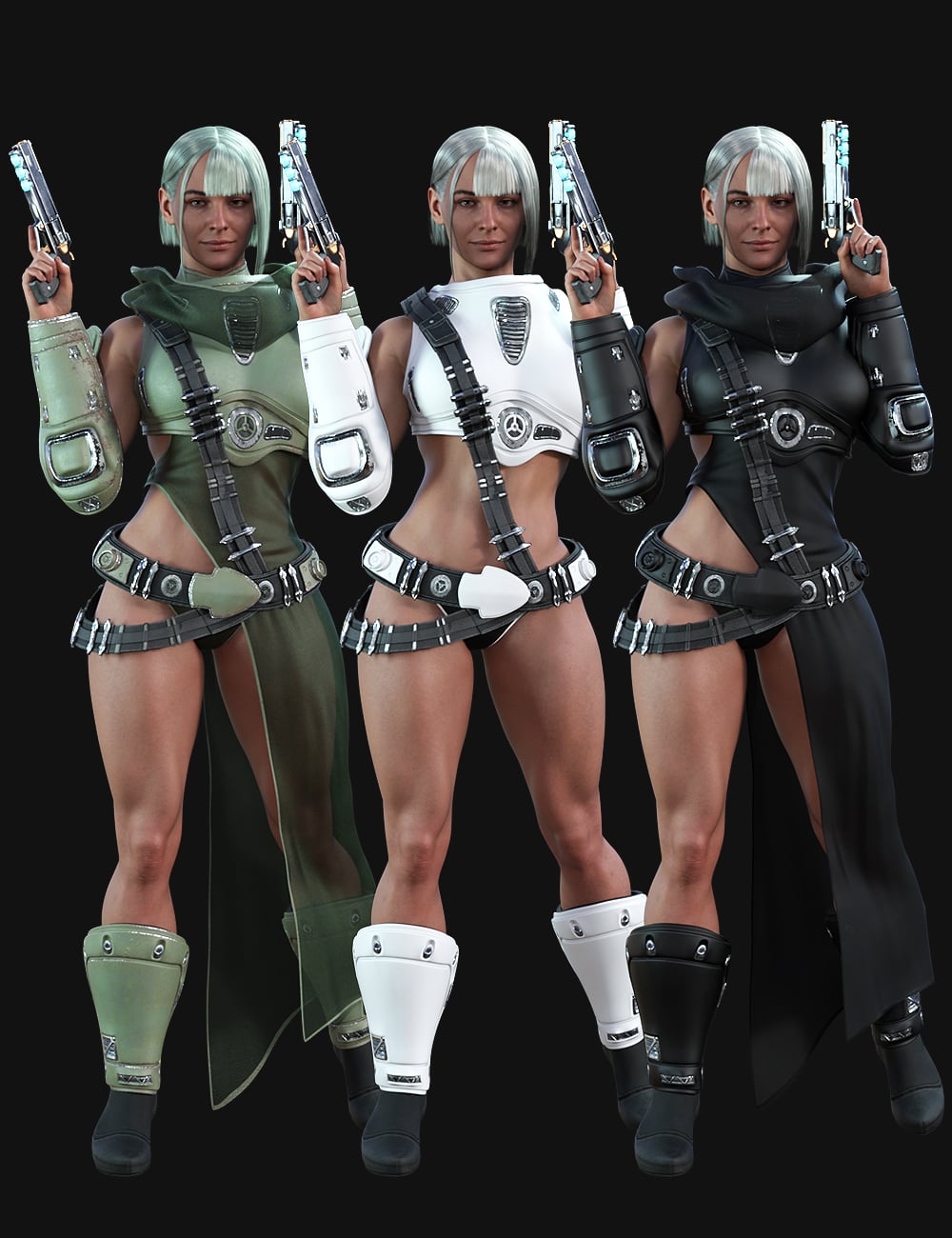 Brenn Sci Fi Bundle for Genesis 9 and 8.1 Females | Daz 3D