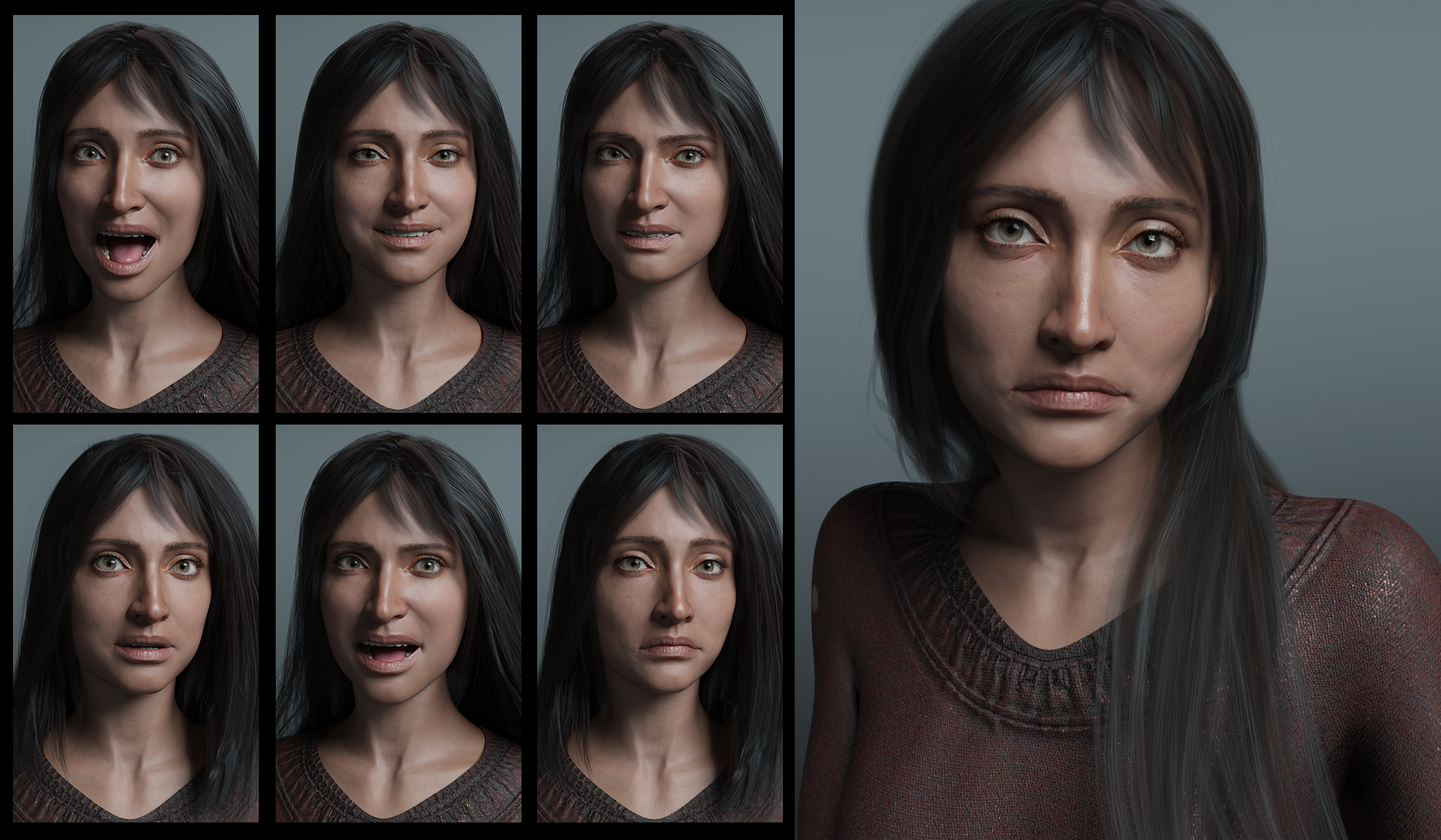 The Expression Collection for Kala 9 | Daz 3D
