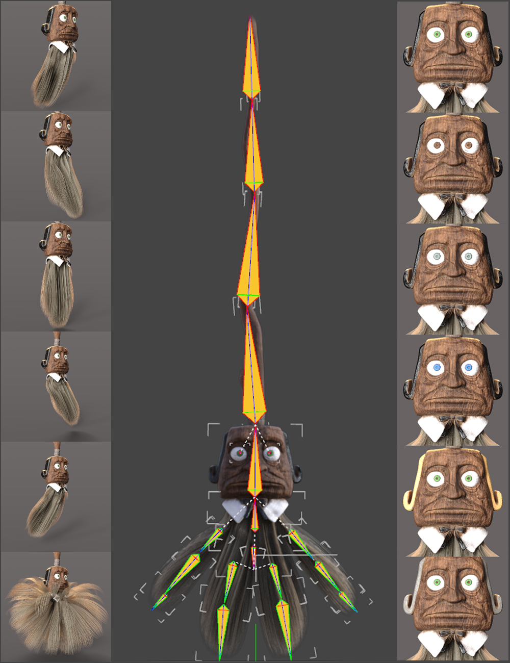 Belladonna's Broomstick Brigade Enchanta Broom Original Figure | Daz 3D
