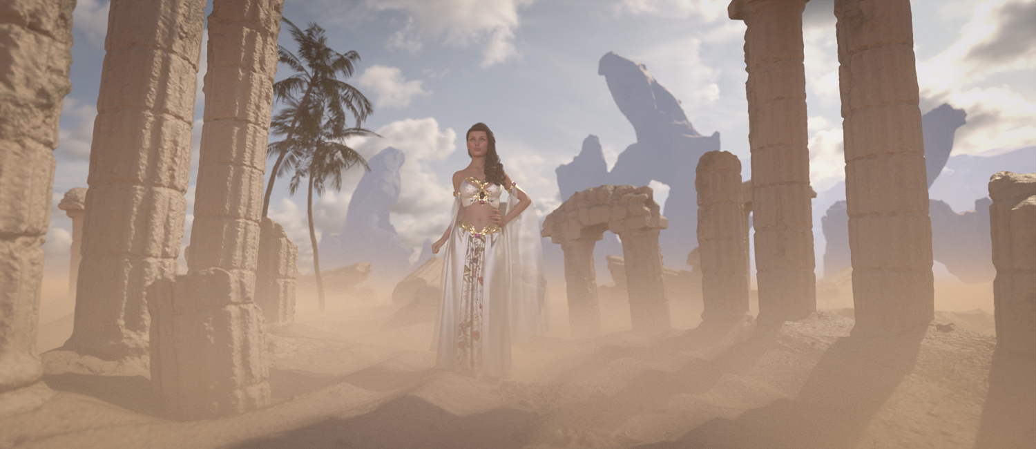Desert Temple Ruins | Daz 3D