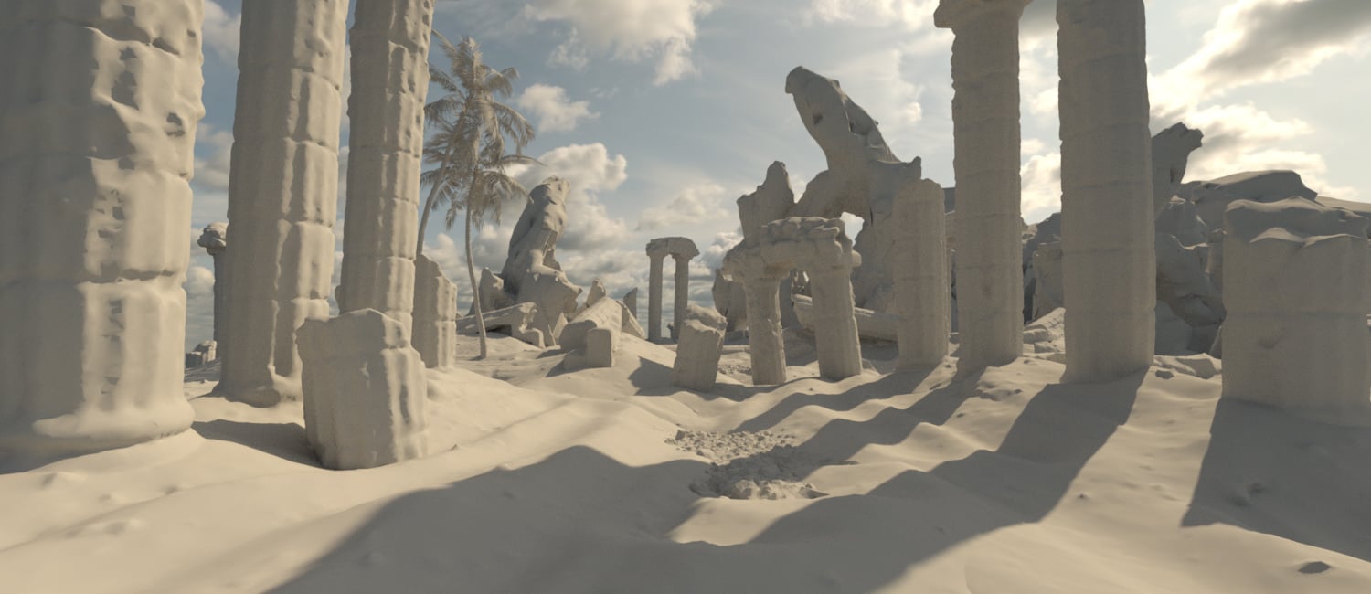 Desert Temple Ruins | Daz 3D