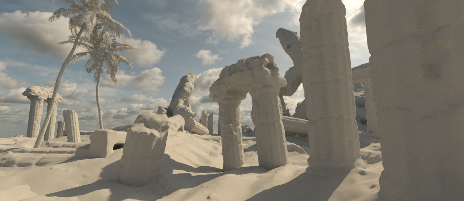 Desert Temple Ruins | Daz 3D