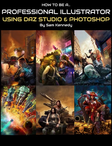 How to be a Professional Illustrator using DAZ Studio and Photoshop ...