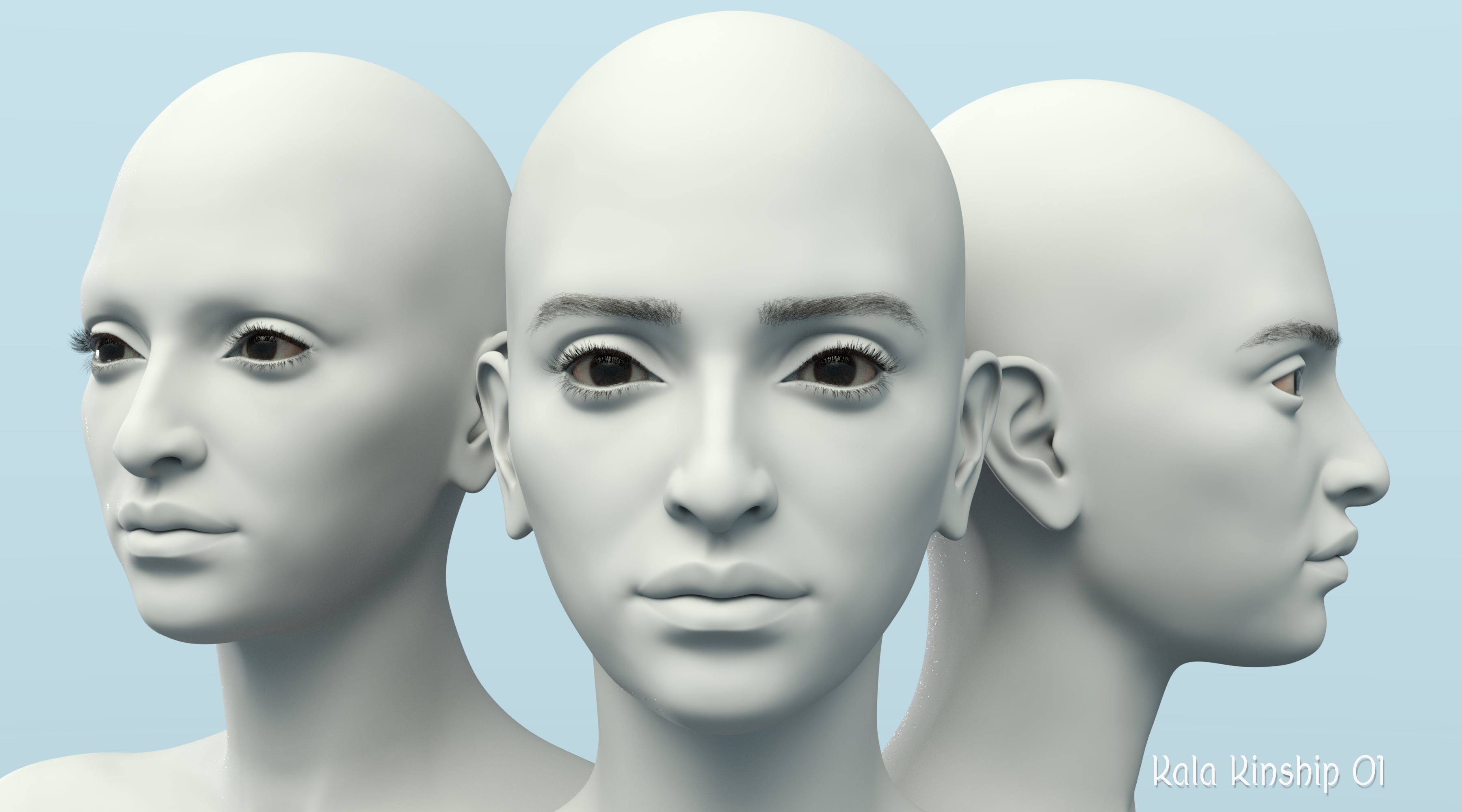 Kala 9 Kinship Alternate Face Morphs | Daz 3D