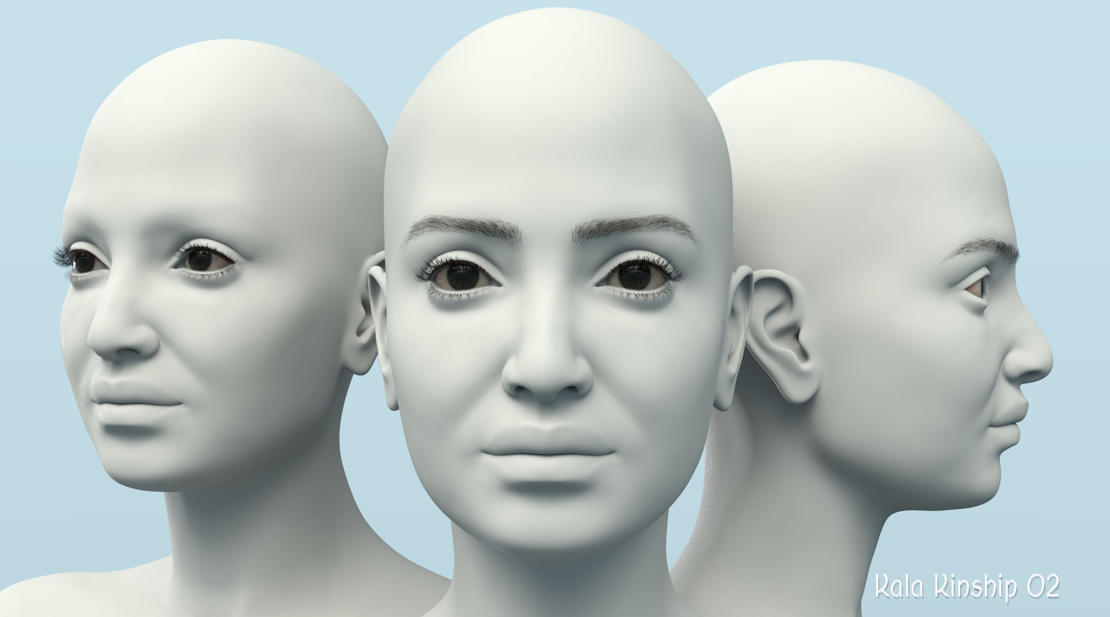 Kala 9 Kinship Alternate Face Morphs | Daz 3D