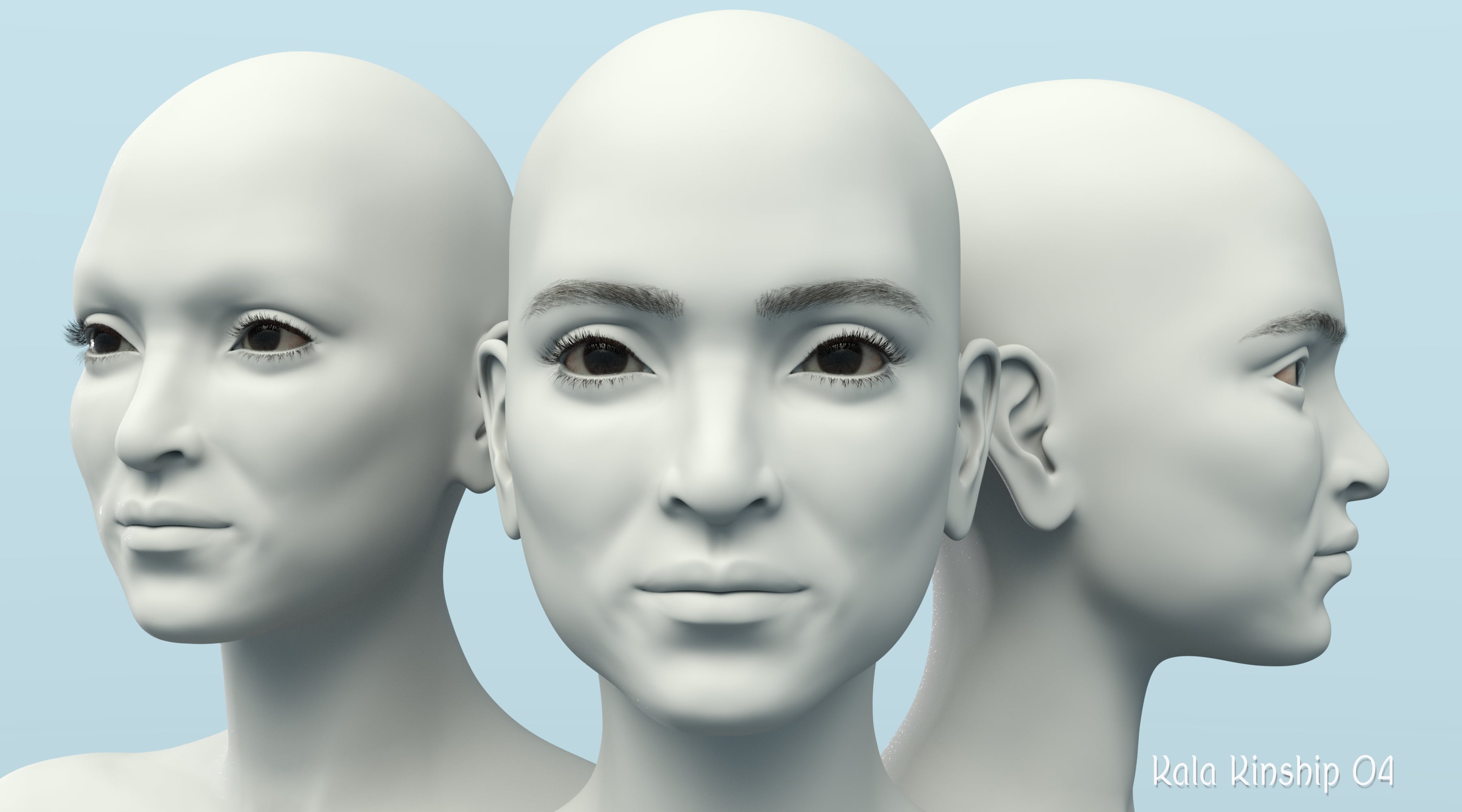 Kala 9 Kinship Alternate Face Morphs | Daz 3D