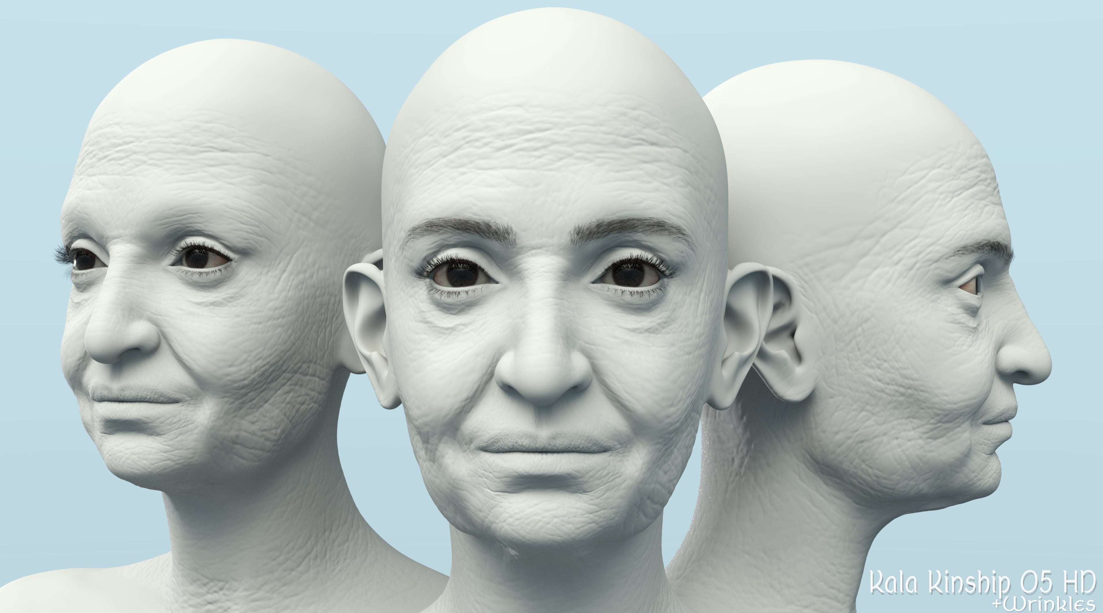 Kala 9 Kinship Alternate Face Morphs | Daz 3D