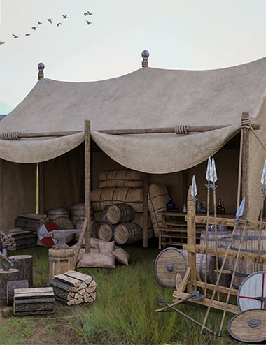 Medieval Land 02 Camp | Daz 3D