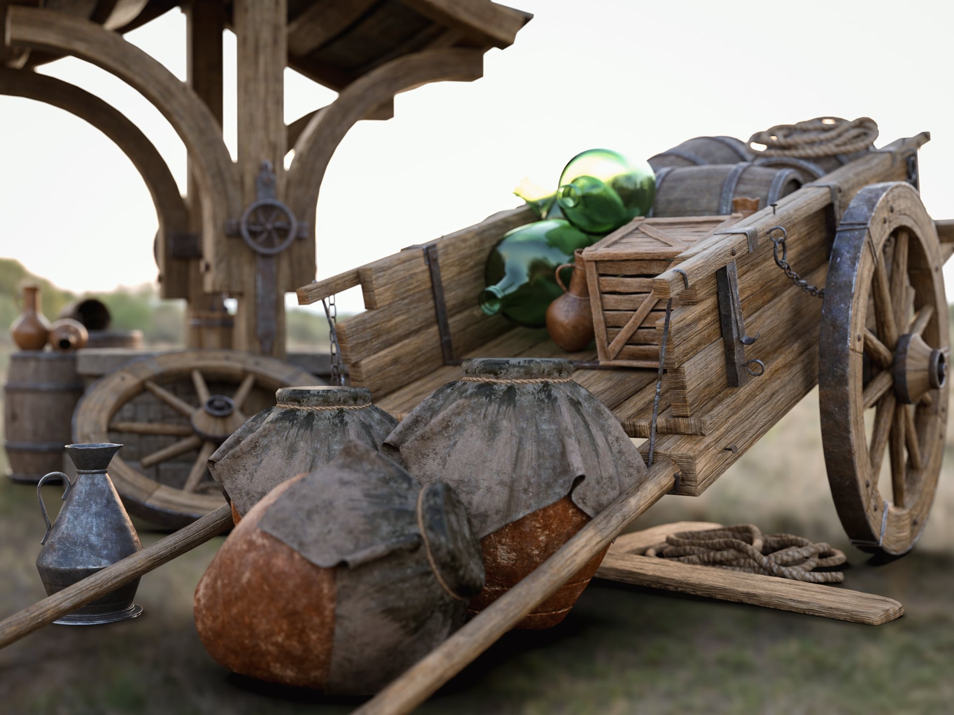 Medieval Land 03 Area | Daz 3D