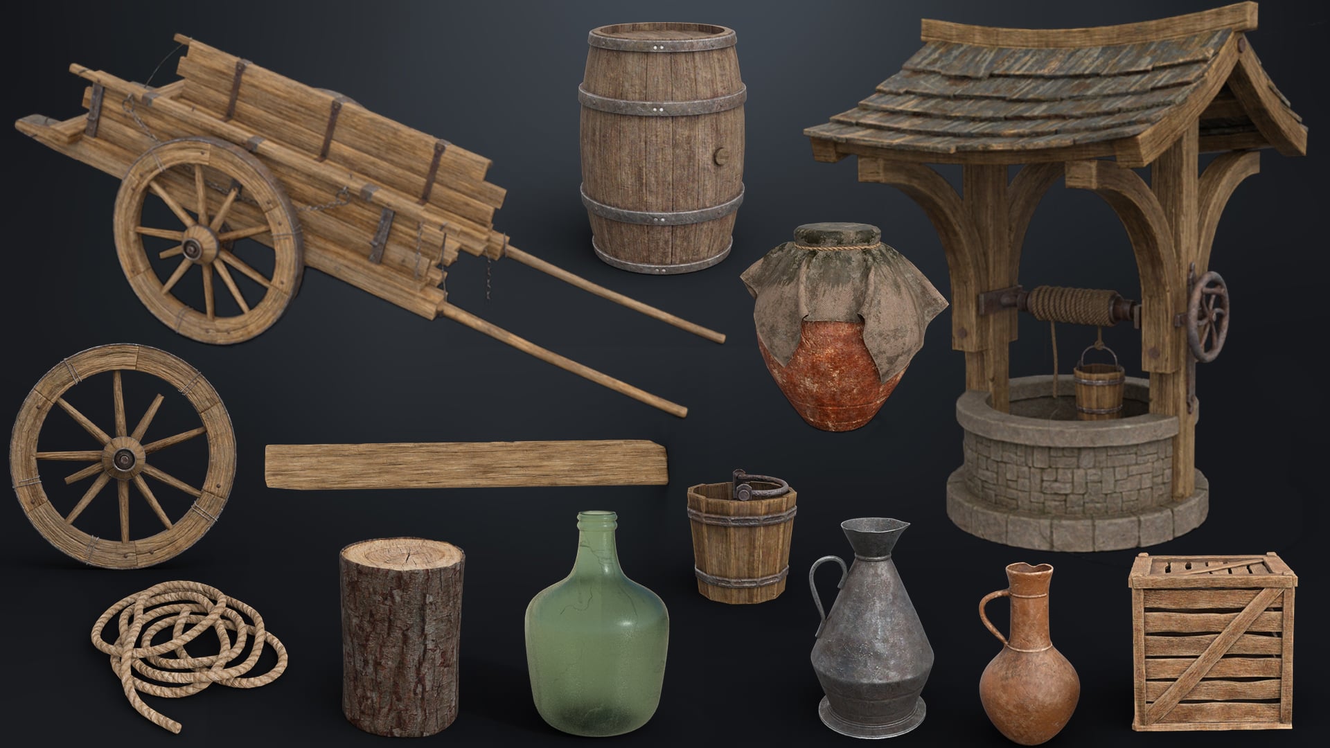 Medieval Land 03 Area | Daz 3D