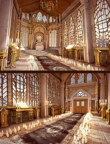 Magic Holy Temple | Daz 3D