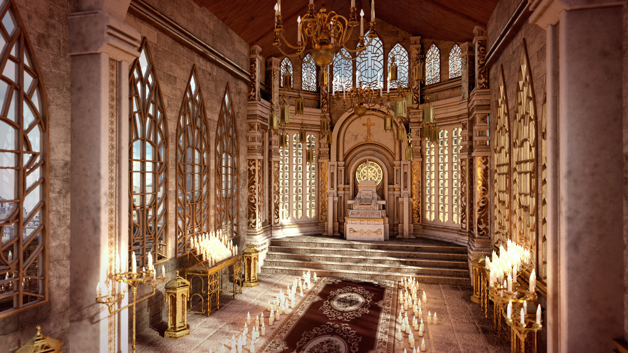 Magic Holy Temple | Daz 3D
