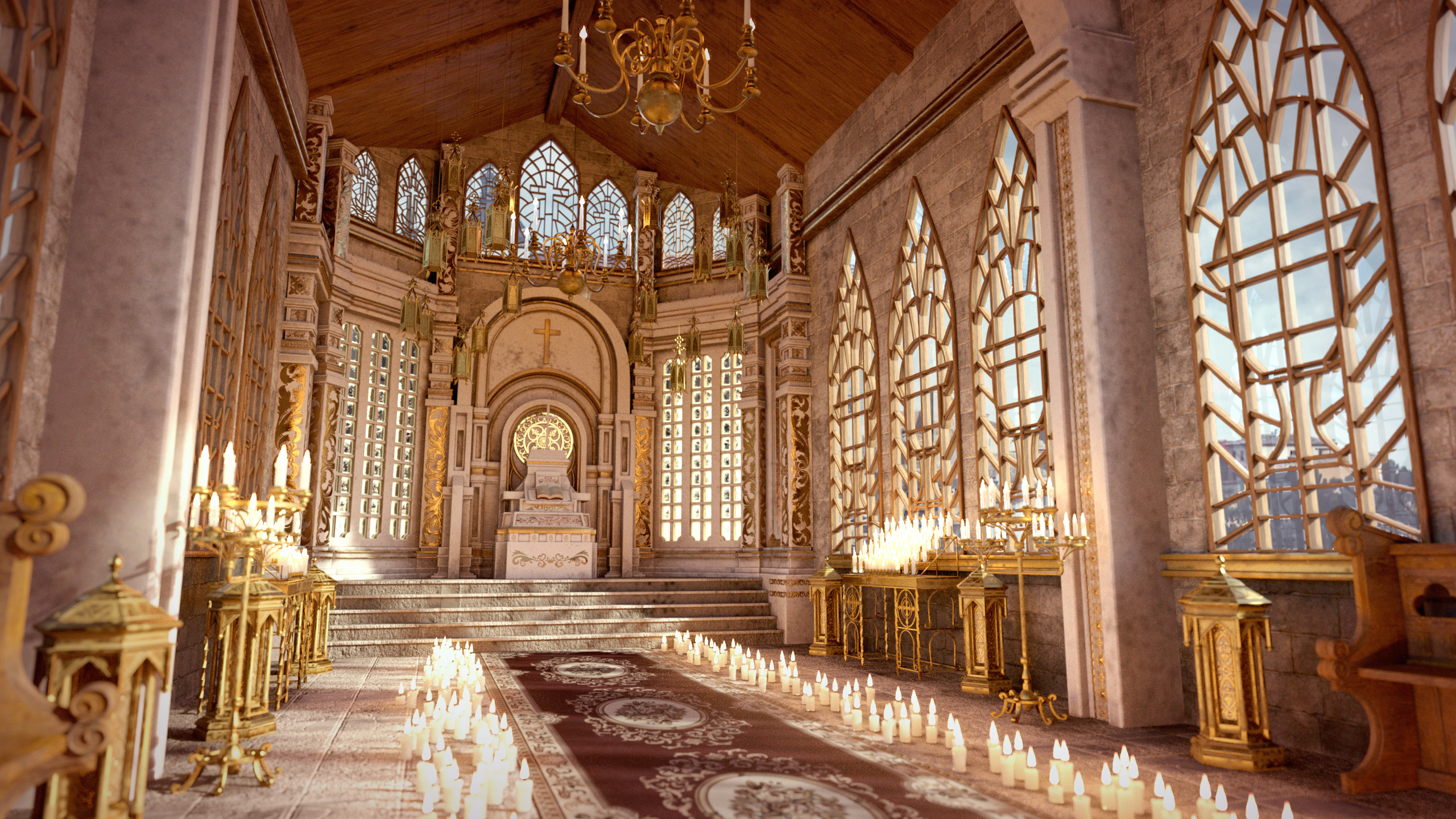 Magic Holy Temple | Daz 3D