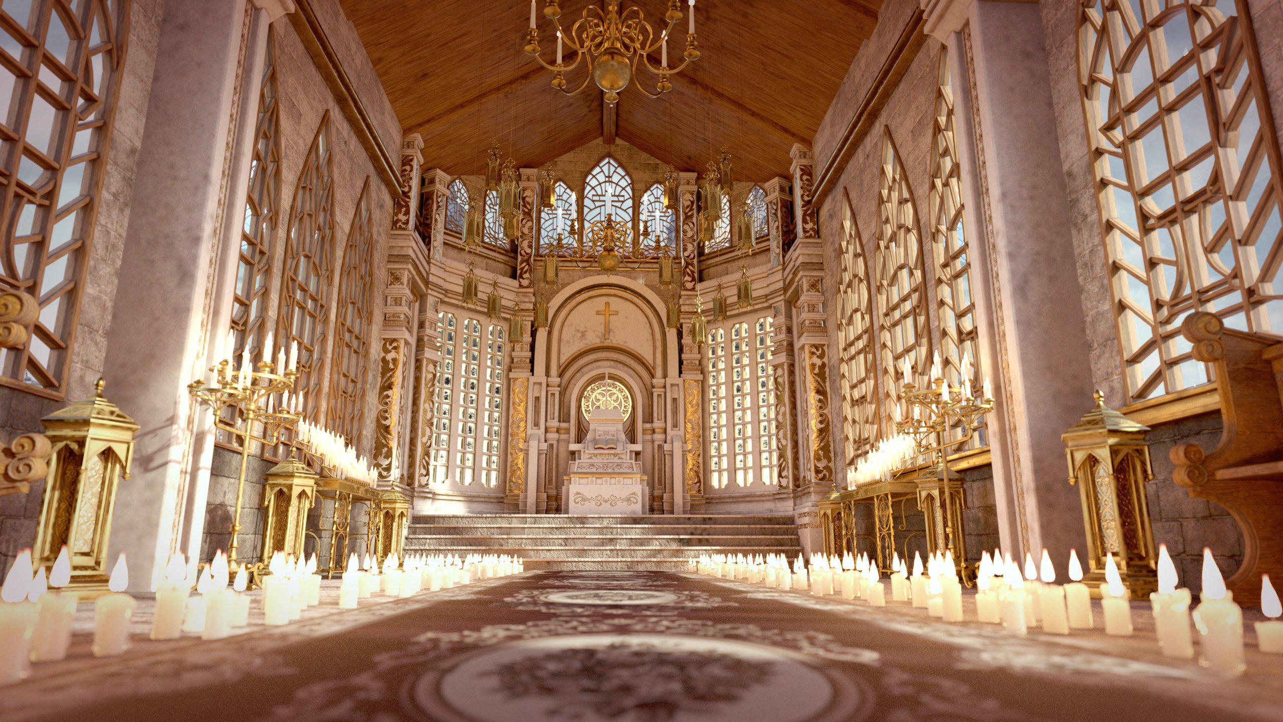 Magic Holy Temple | Daz 3D