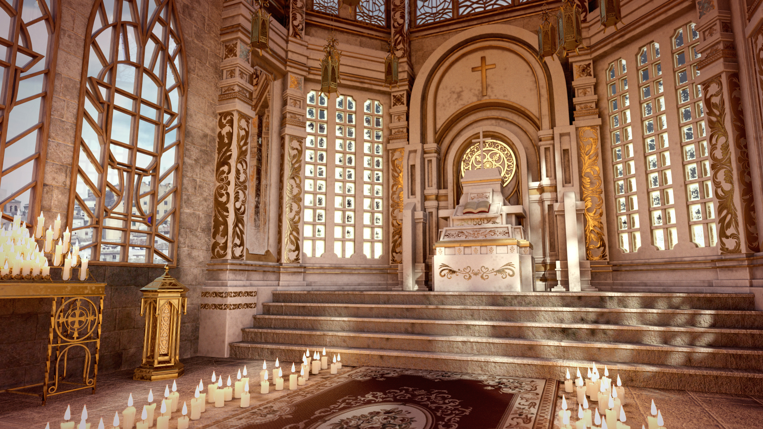 Magic Holy Temple | Daz 3D