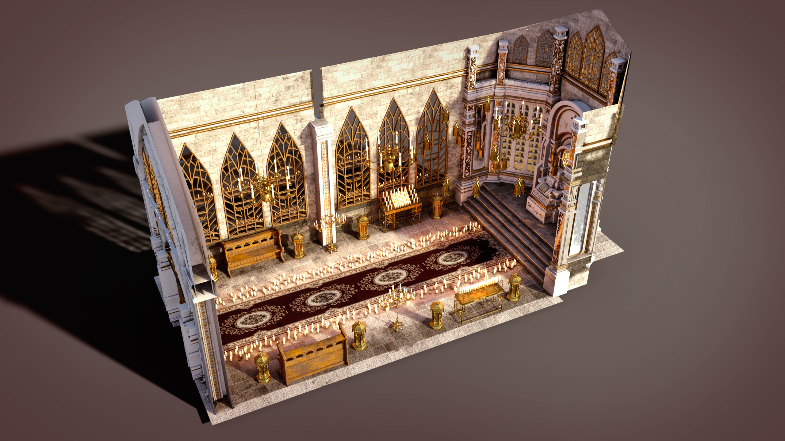 Magic Holy Temple | Daz 3D