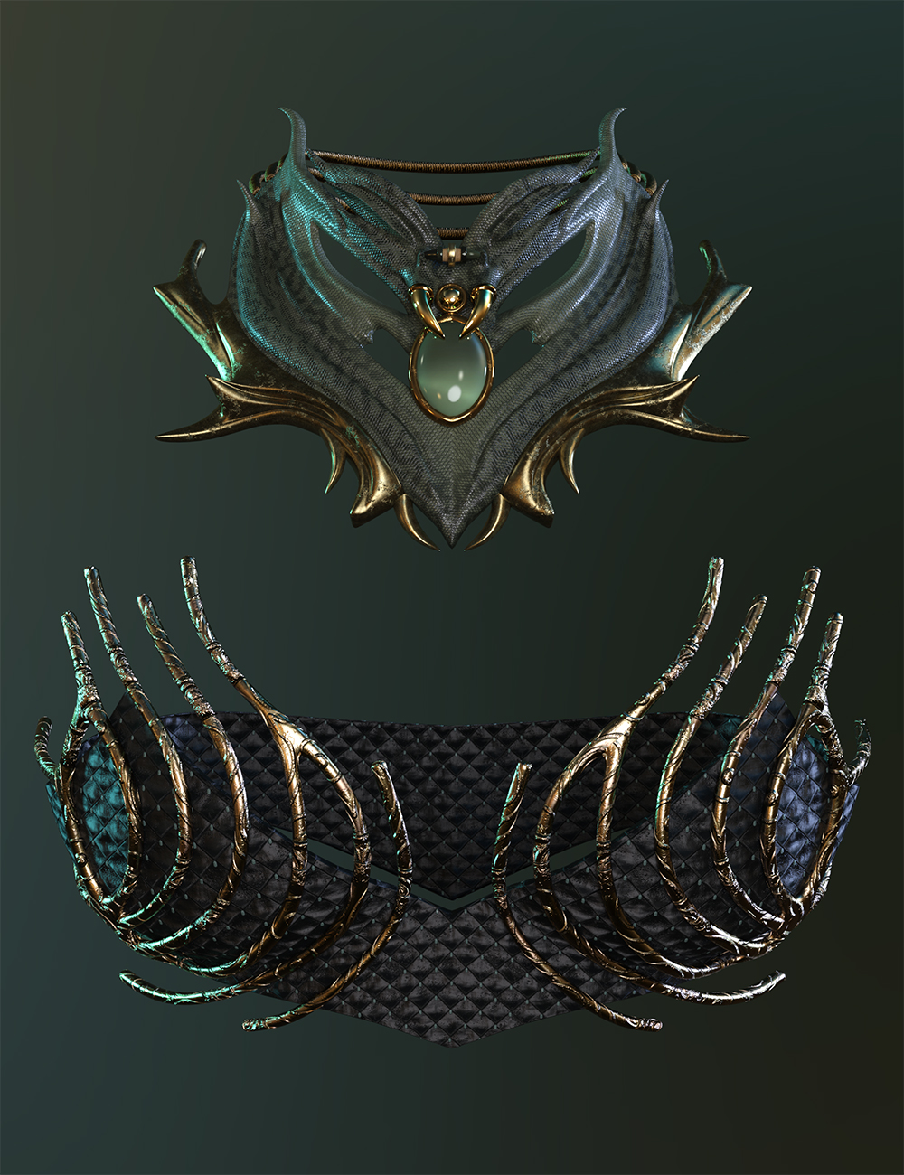 dForce Gorgon Set Texture Expansion | Daz 3D