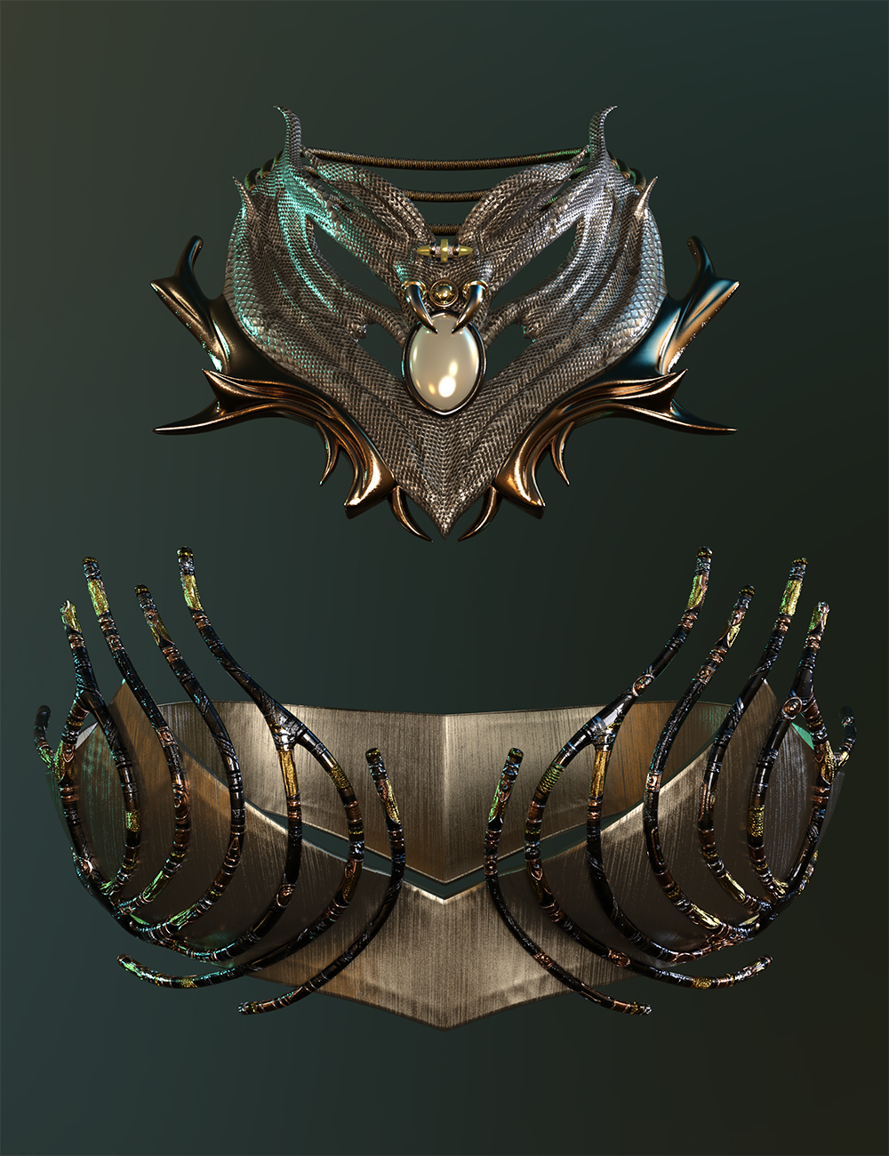 dForce Gorgon Set Texture Expansion | Daz 3D