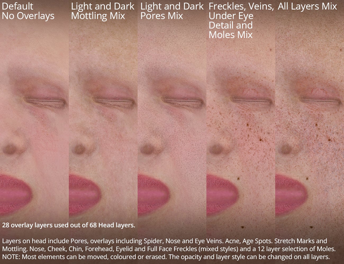 Skin Detailer For Genesis 9 Merchant Resource | Daz 3D
