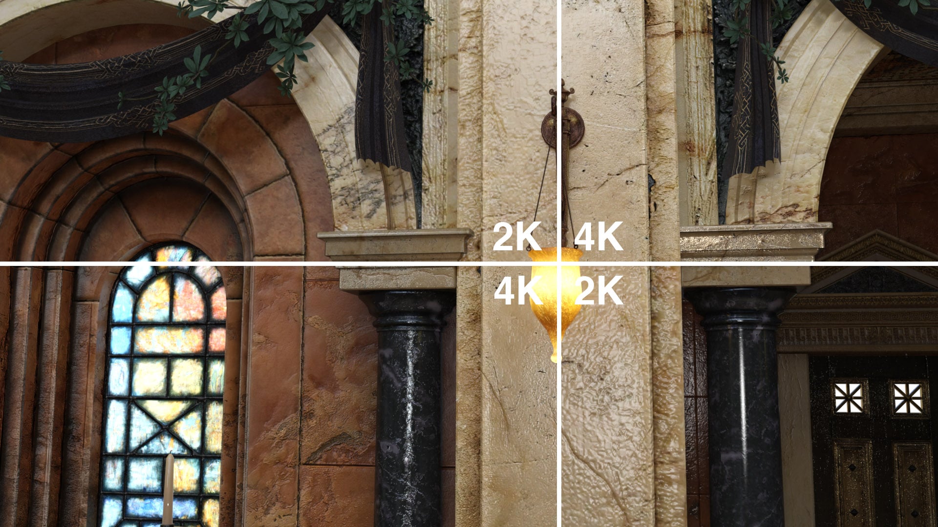 Borgia's Opulent Hall 4K Iray Addon | Daz 3D