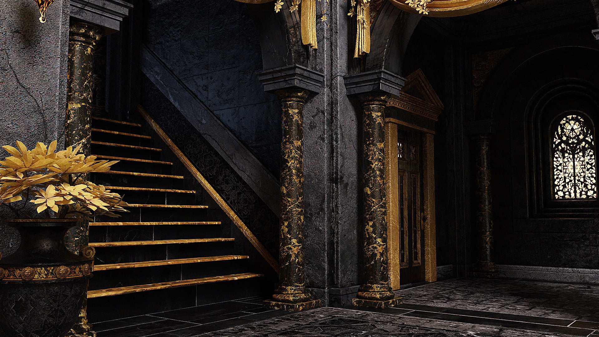 Borgia's Opulent Hall Texture Trifecta | Daz 3D