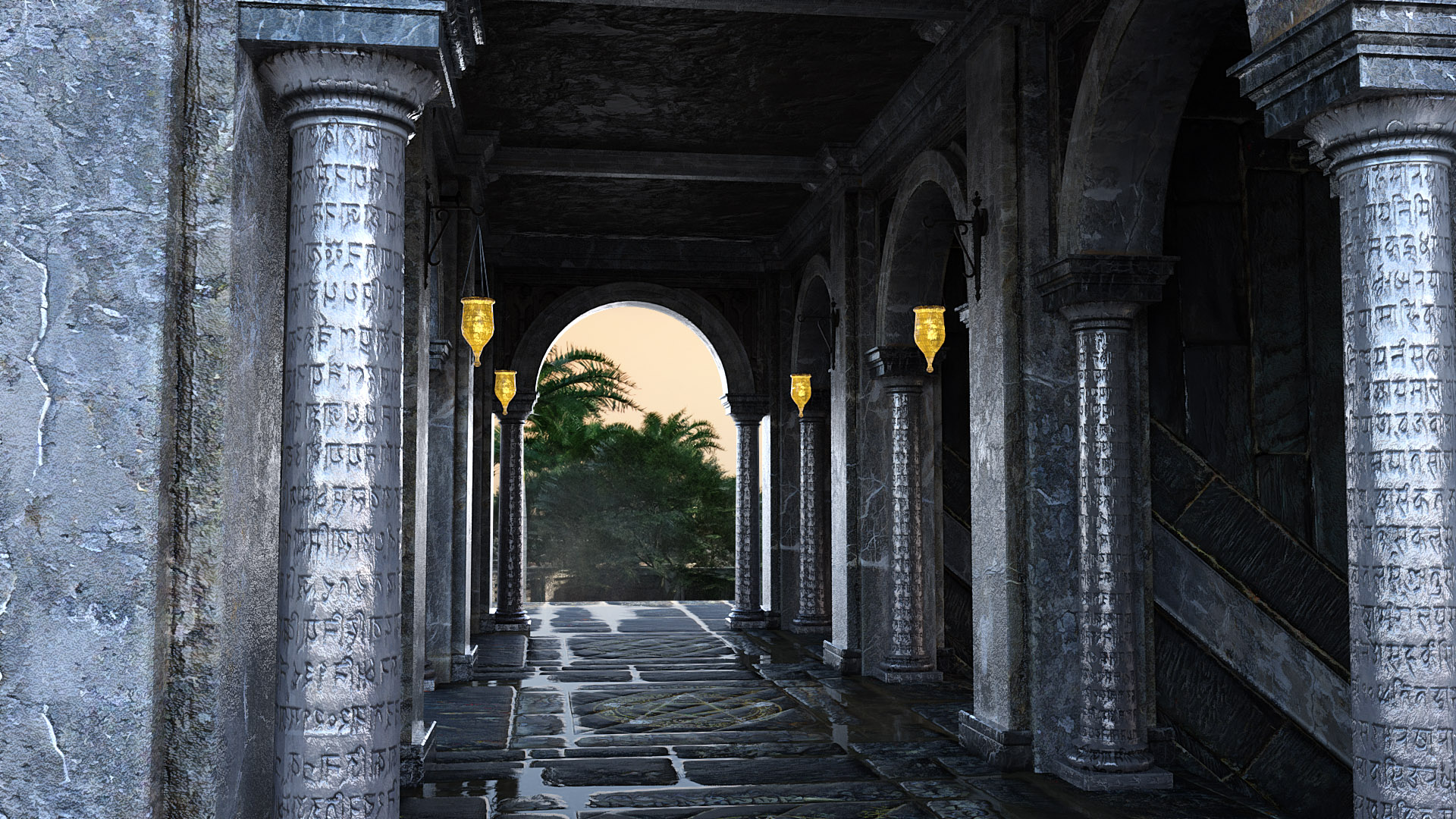Borgia's Opulent Hall Texture Trifecta | Daz 3D