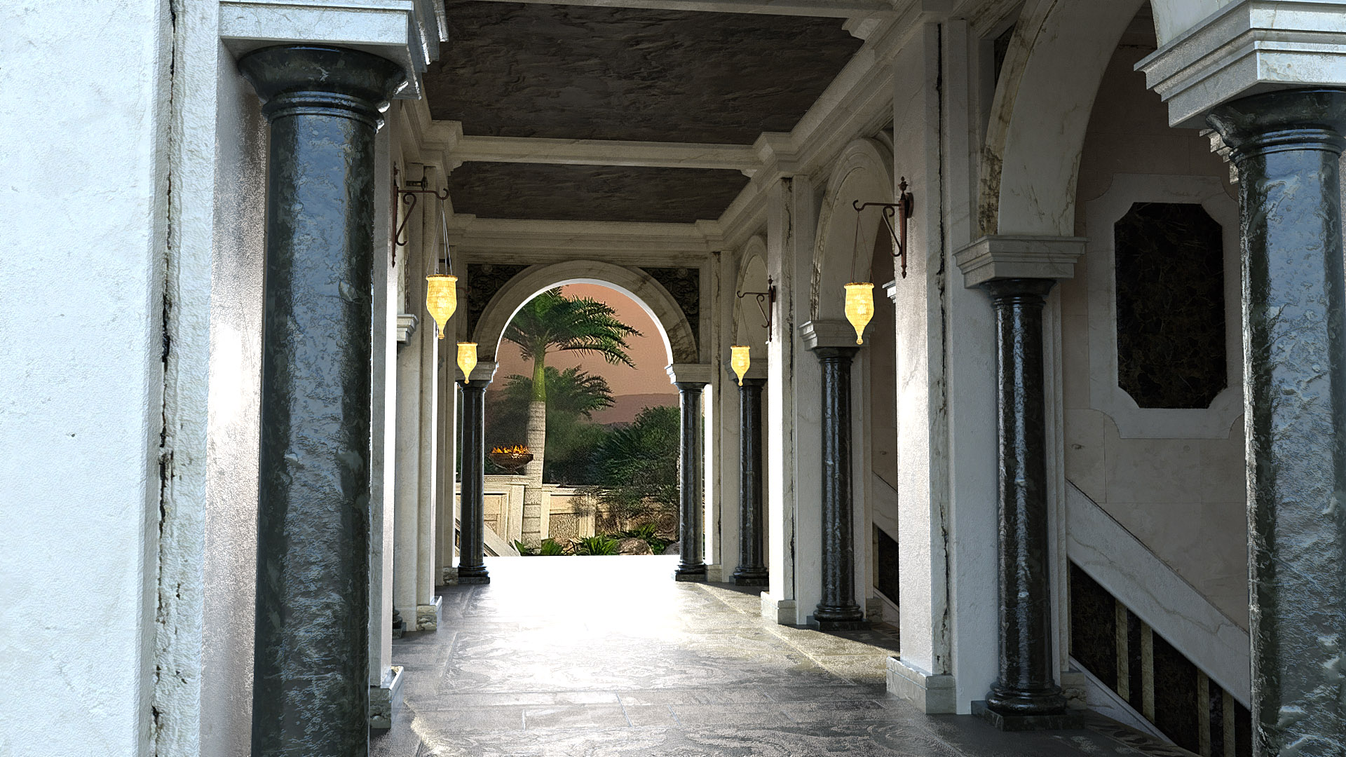 Borgia's Opulent Hall Texture Trifecta | Daz 3D