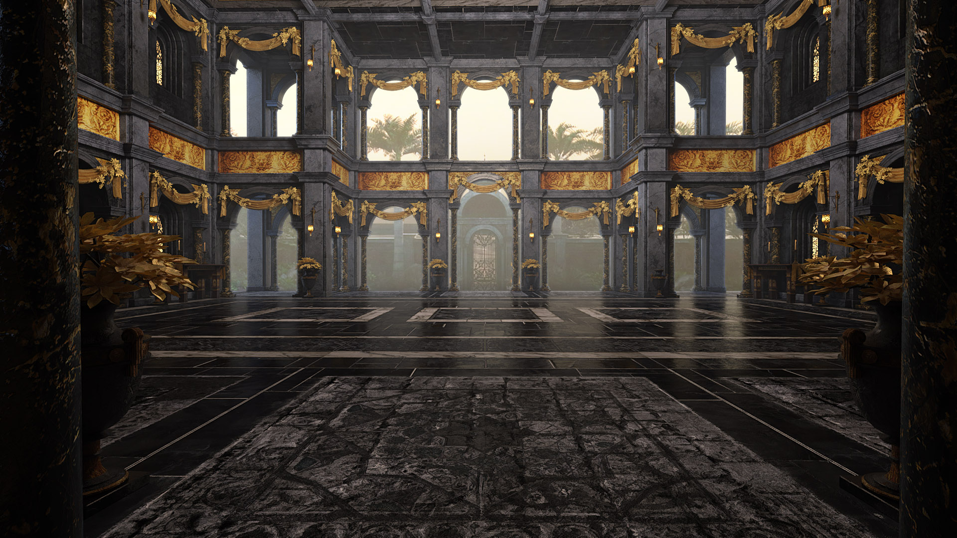 Borgia's Opulent Hall Texture Trifecta | Daz 3D