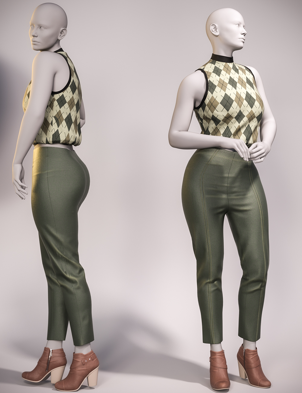 dforce Summer Casual Style Texture Add-On | Daz 3D