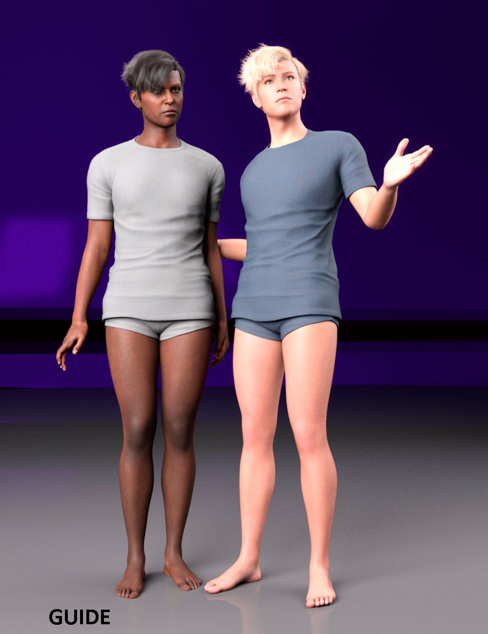 Offensive Body Poses for Genesis 9 | Daz 3D