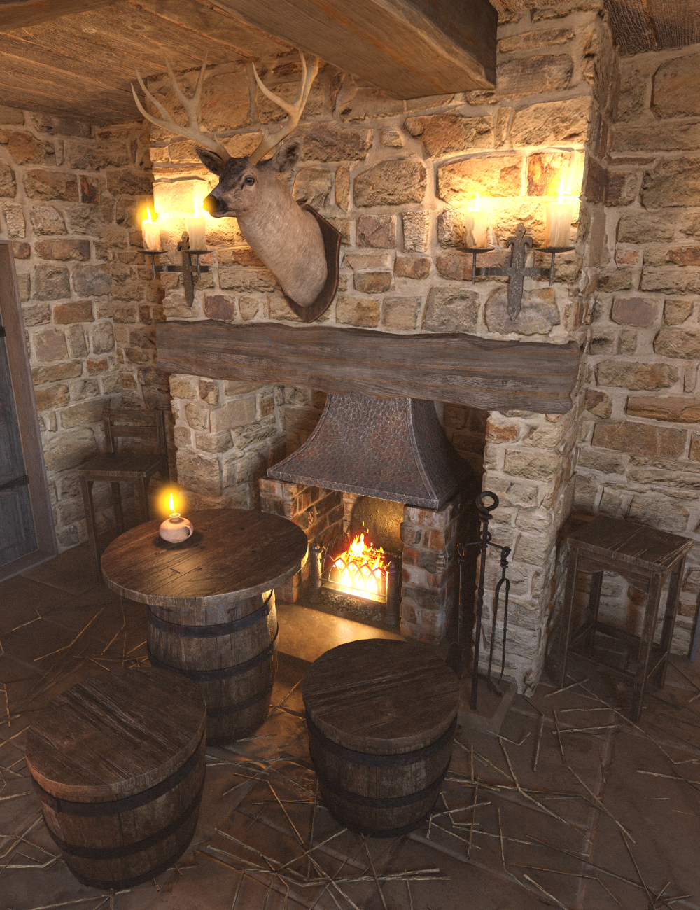 English Village Pub Props 1 | Daz 3D