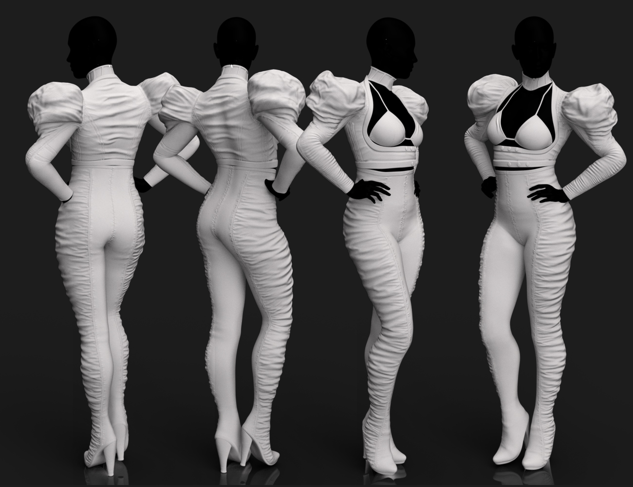 dForce CB Hesperia Clothing Set Texture Expansion | Daz 3D