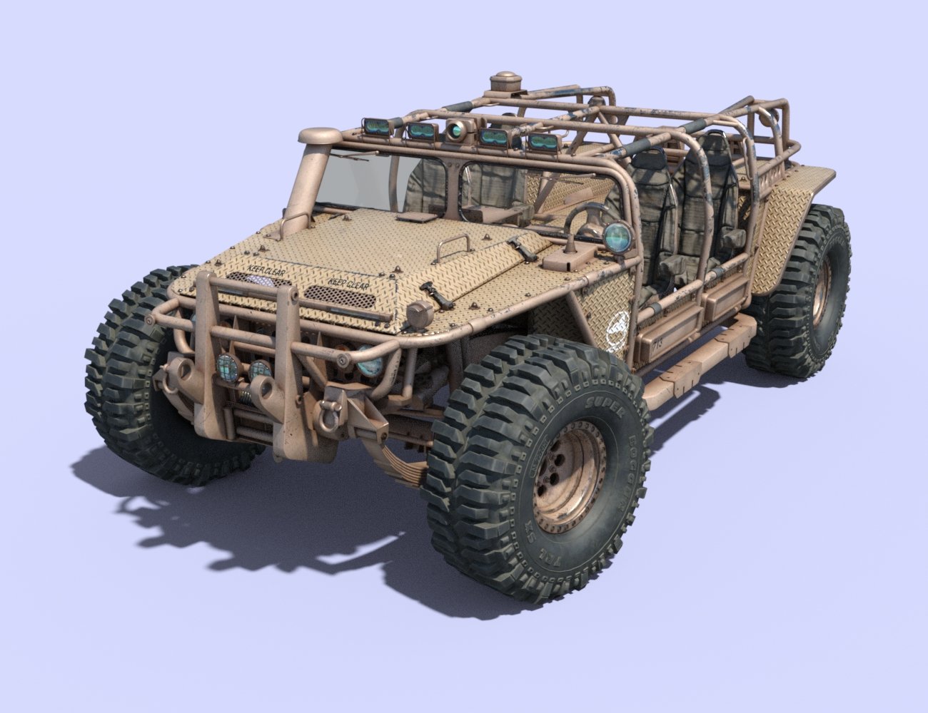 Warthog Prototype A2 | Daz 3D