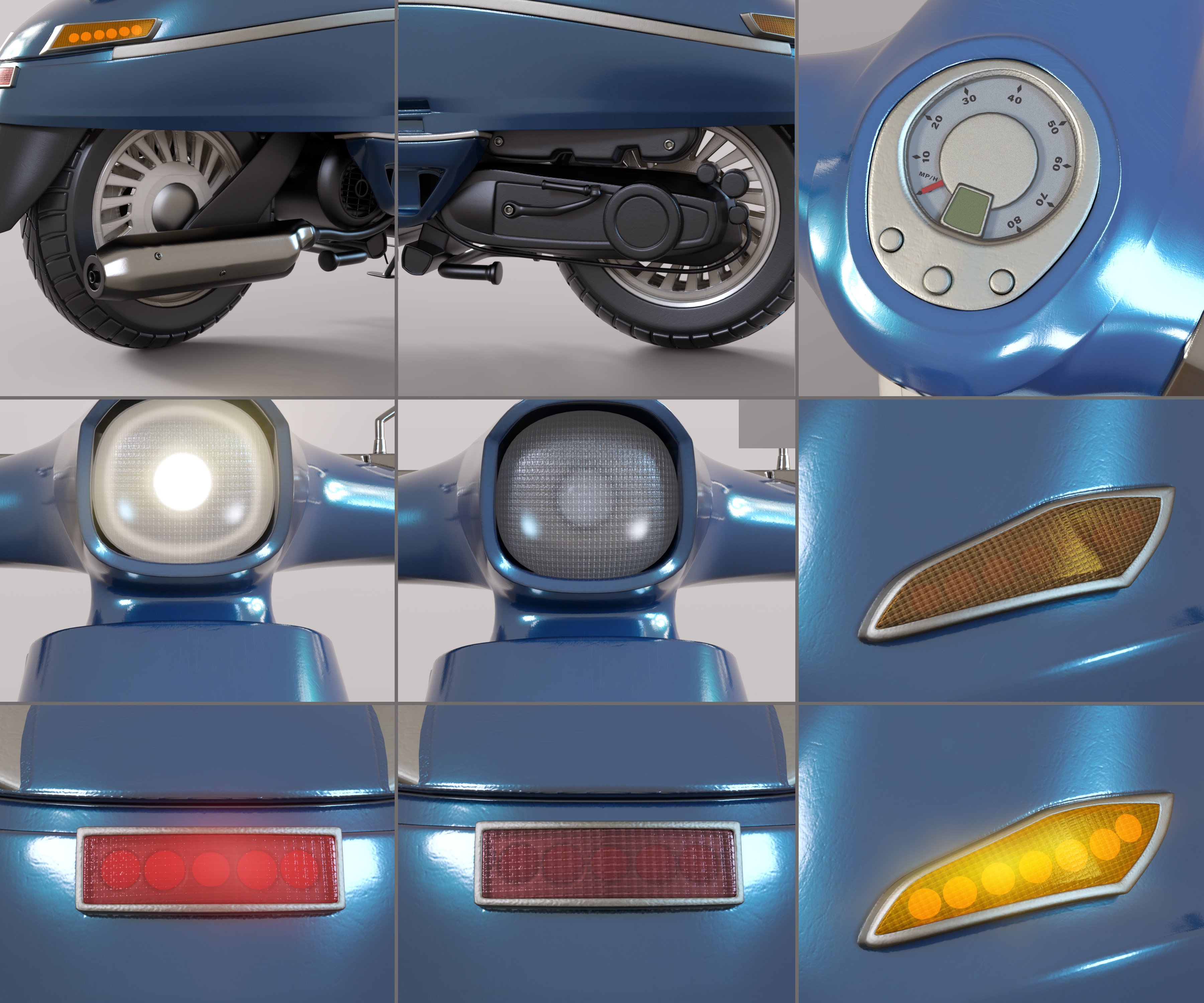 Z Fancy Scooter | Daz 3D