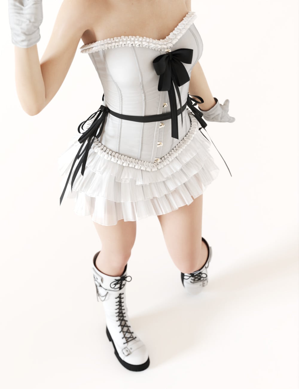 JF Idol Outfit with dForce for Genesis 9, 8.1, and 8 Females | Daz 3D
