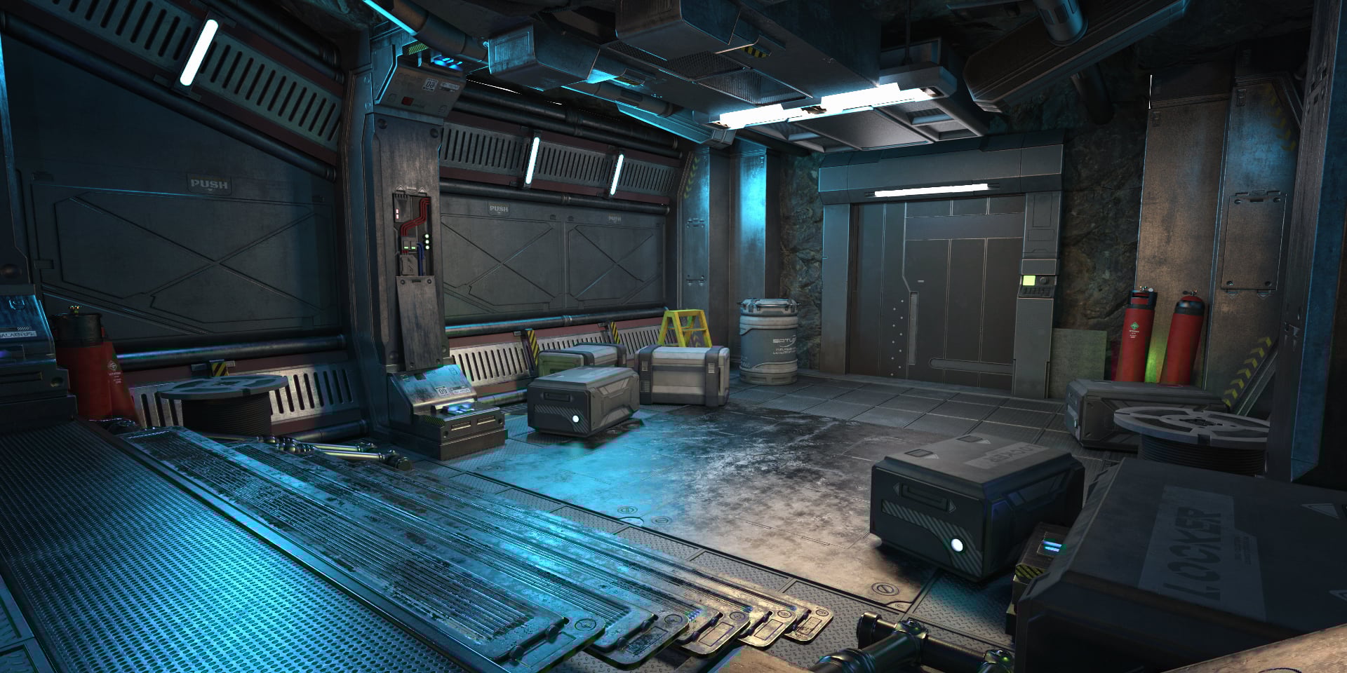 KuJ Sci-Fi Corridor | Daz 3D