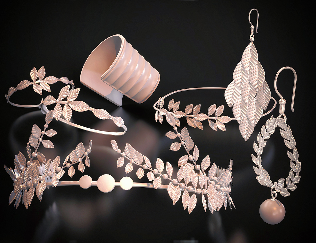 TF Olympia Jewelry Set for Genesis 9 | Daz 3D