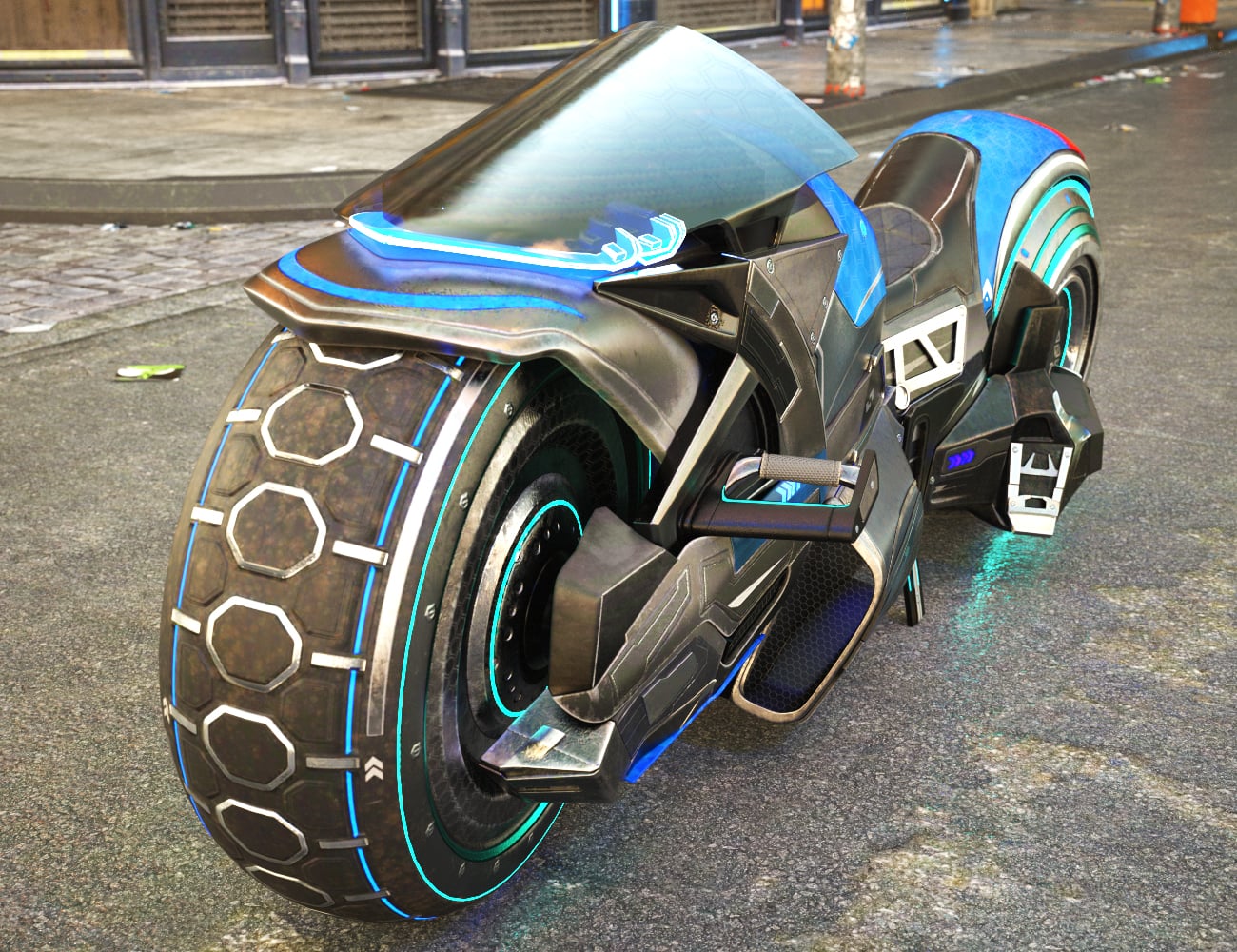 XI Cyberpunk Superbike | Daz 3D