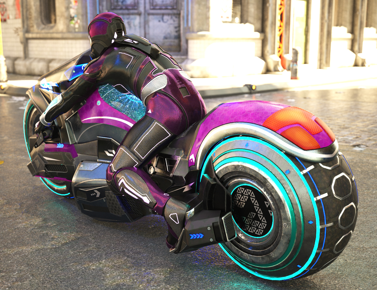 XI Cyberpunk Superbike | Daz 3D