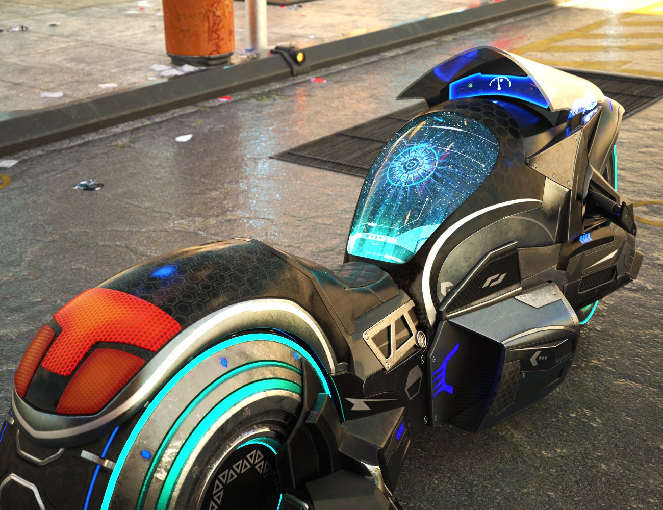XI Cyberpunk Superbike | Daz 3D