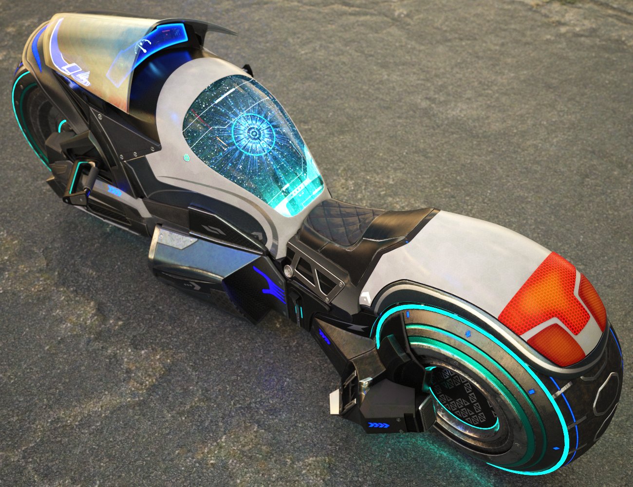 XI Cyberpunk Superbike | Daz 3D