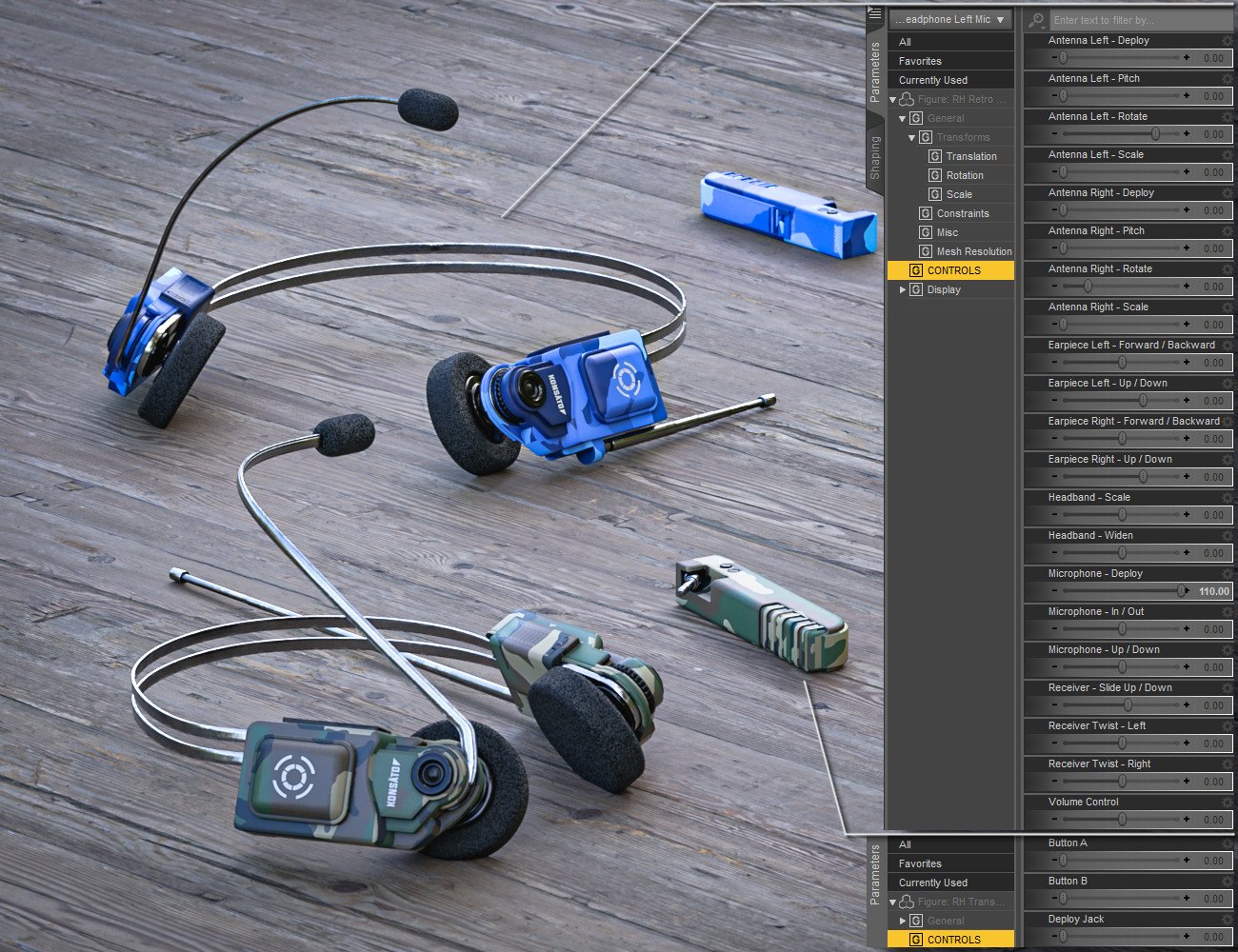 OR3D 90's Audio Gadgets Bundle | Daz 3D
