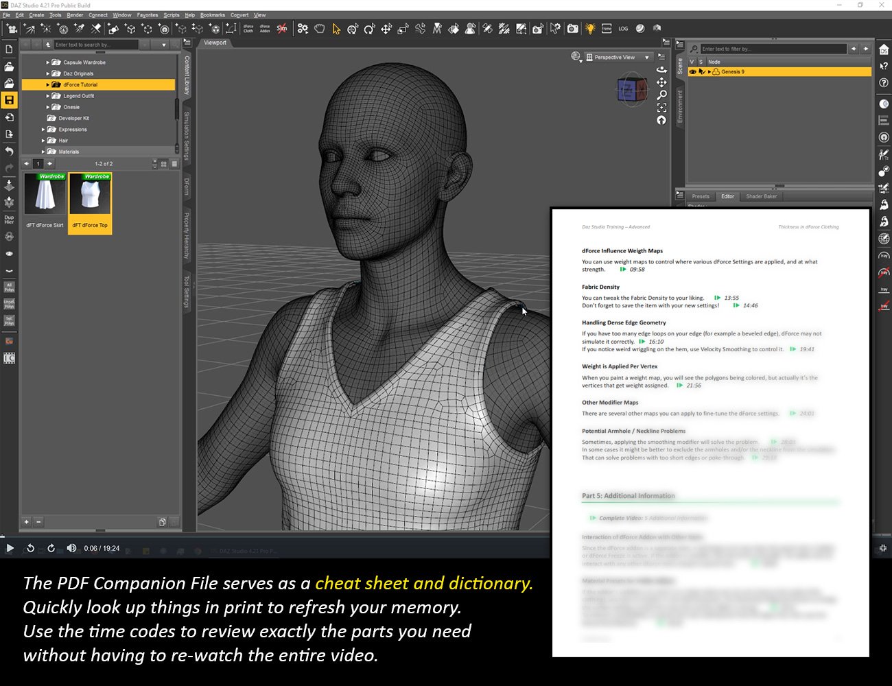 Daz Studio Training Advanced 01 - Fabric Thickness in dForce | Daz 3D