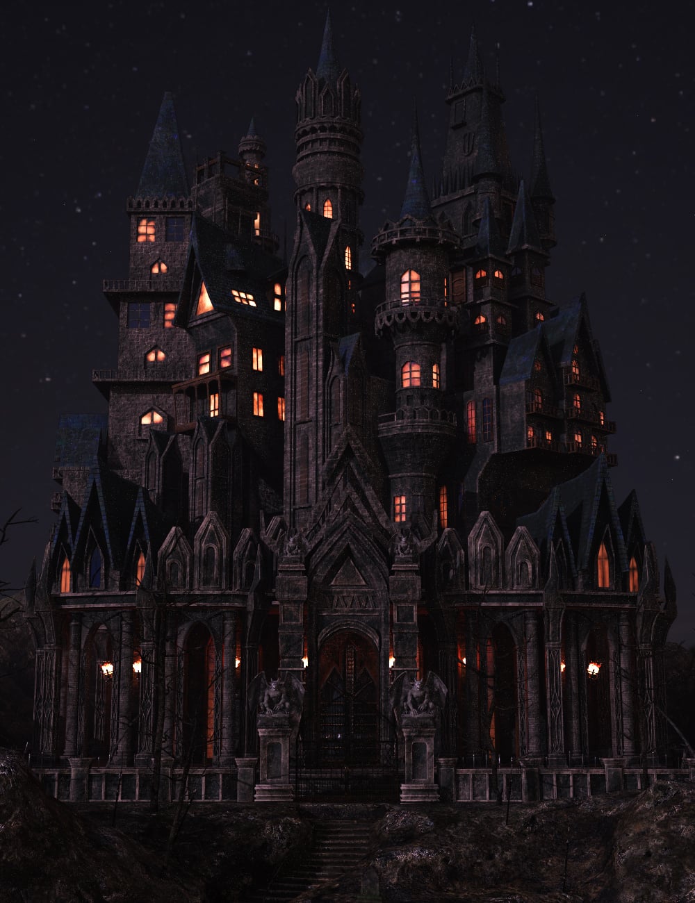 XI Dark Vampire Castle | Daz 3D