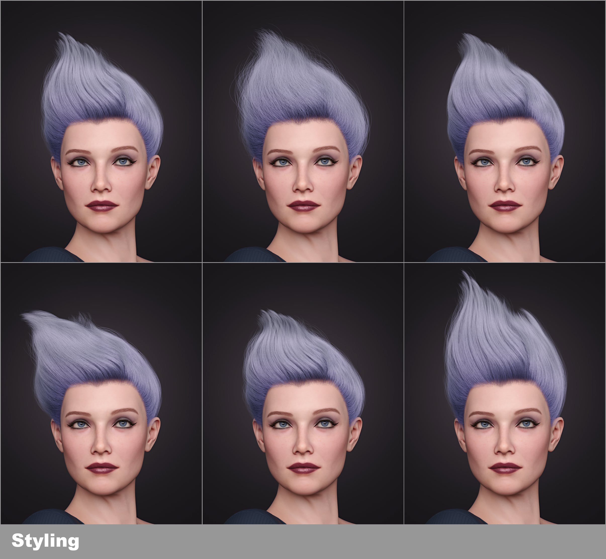 Fabulous Updo for Genesis 9 | Daz 3D